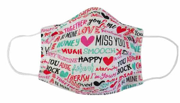 Valentine Miss You Fabric Face Mask (Adult)– Popatu